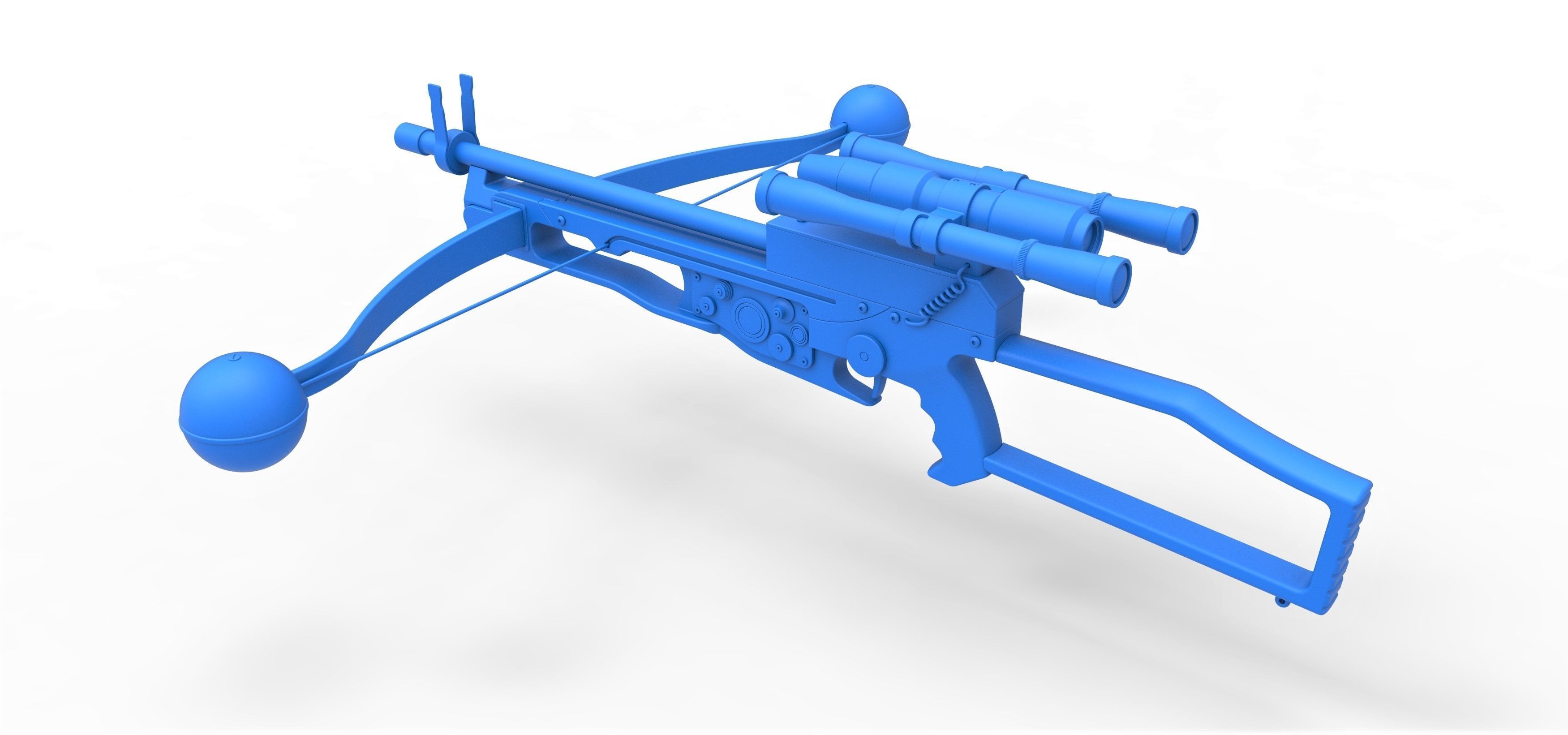 Chewbacca bowcaster from Star Wars The Force Awakens 2015 3D model ...
