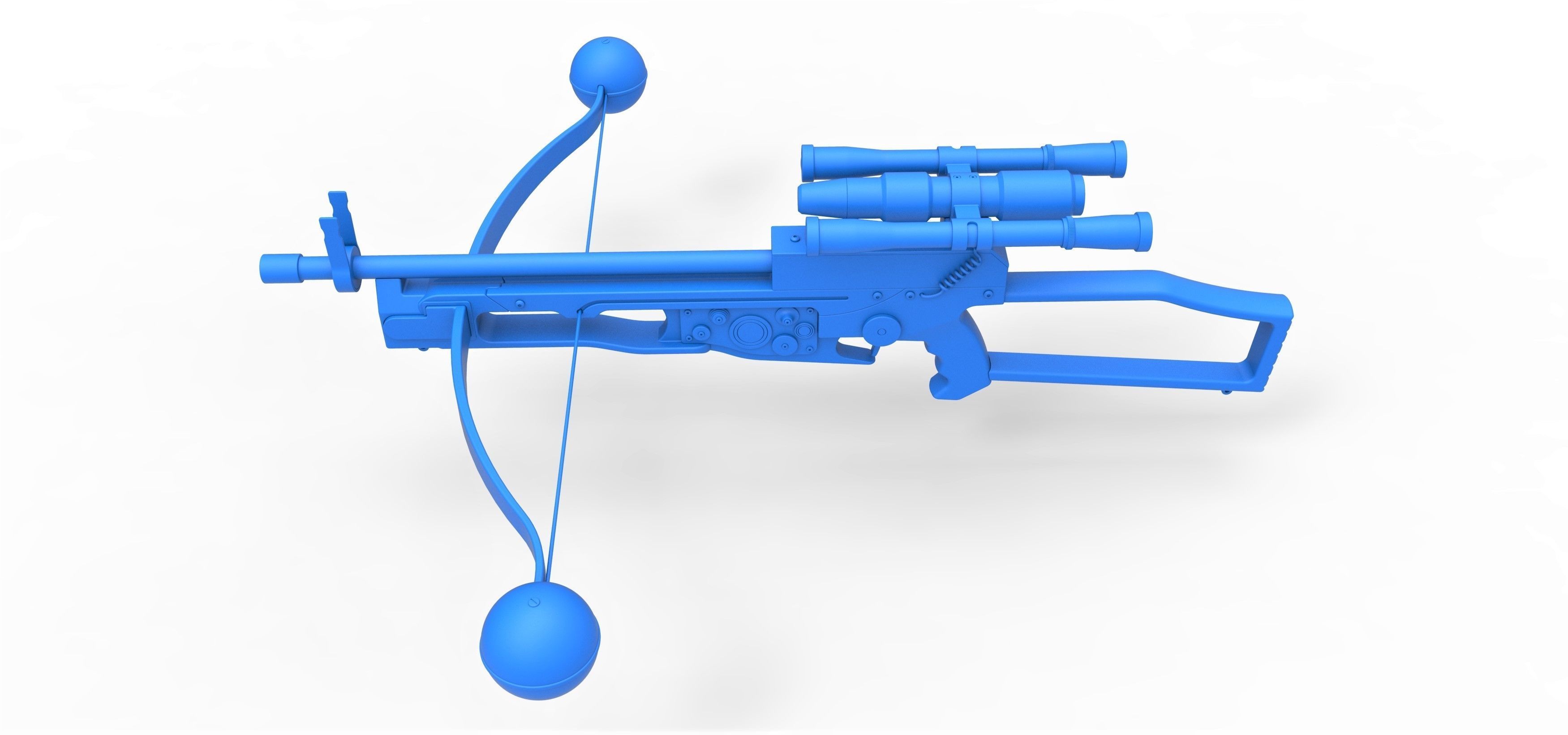 Chewbacca bowcaster from Star Wars The Force Awakens 2015 3D model ...