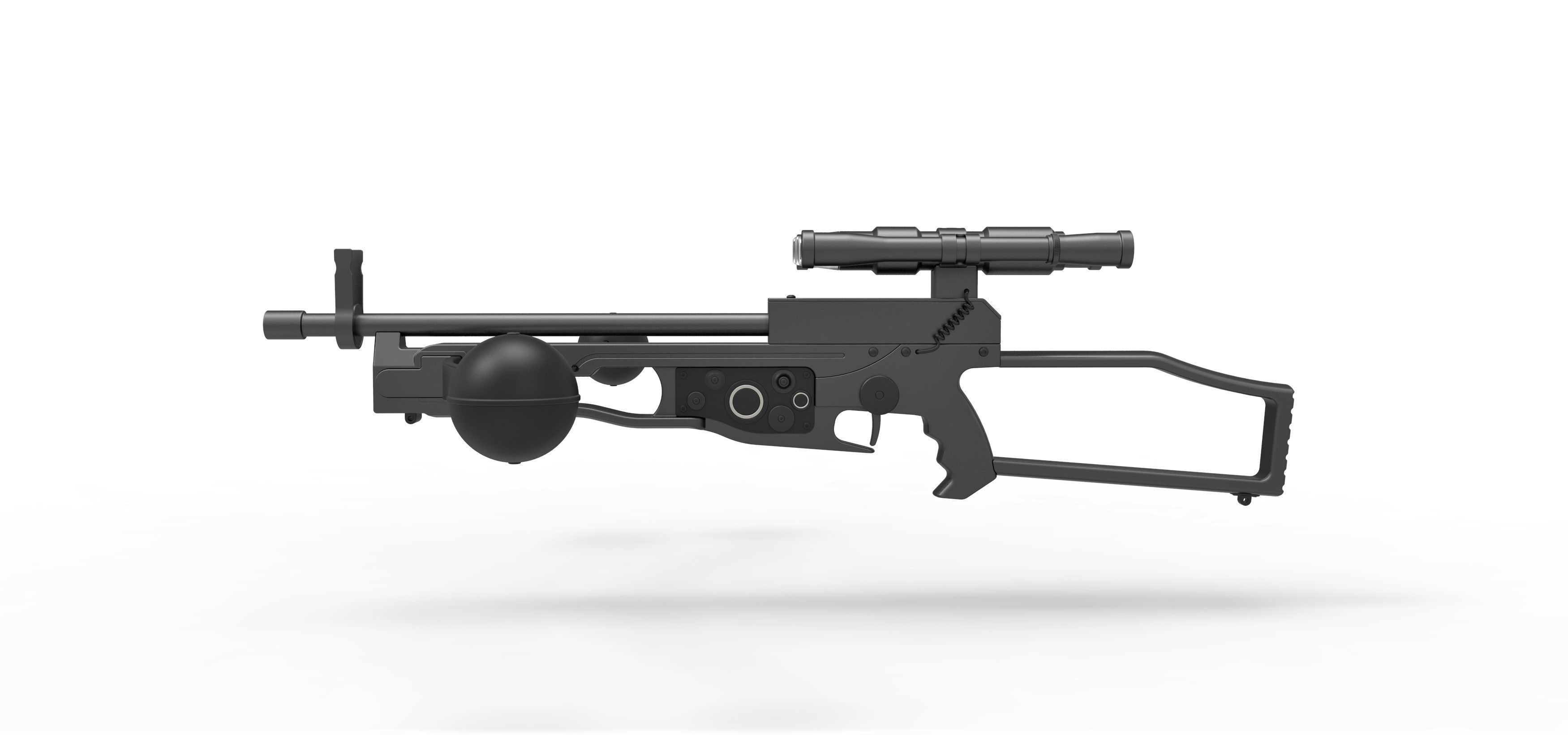 Chewbacca bowcaster from Star Wars The Force Awakens 2015 3D model ...