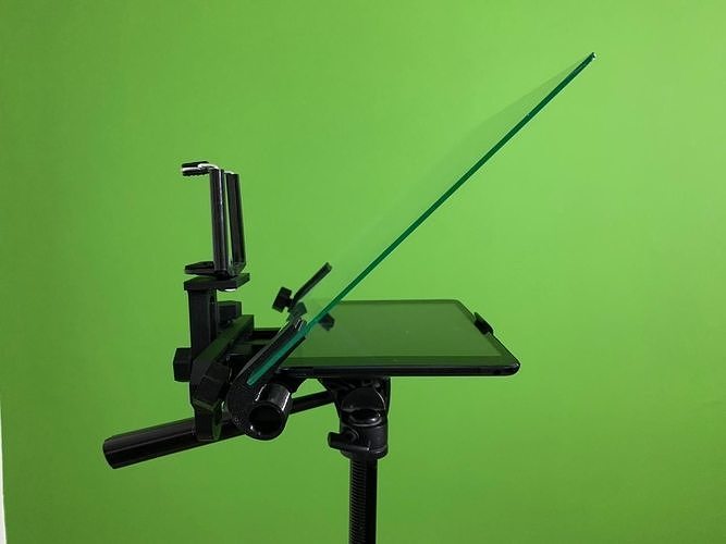 Teleprompter tripod with tablet 3D model 3D printable | CGTrader