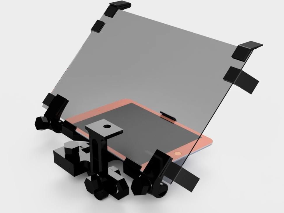 Teleprompter 3D model 3D printable | CGTrader