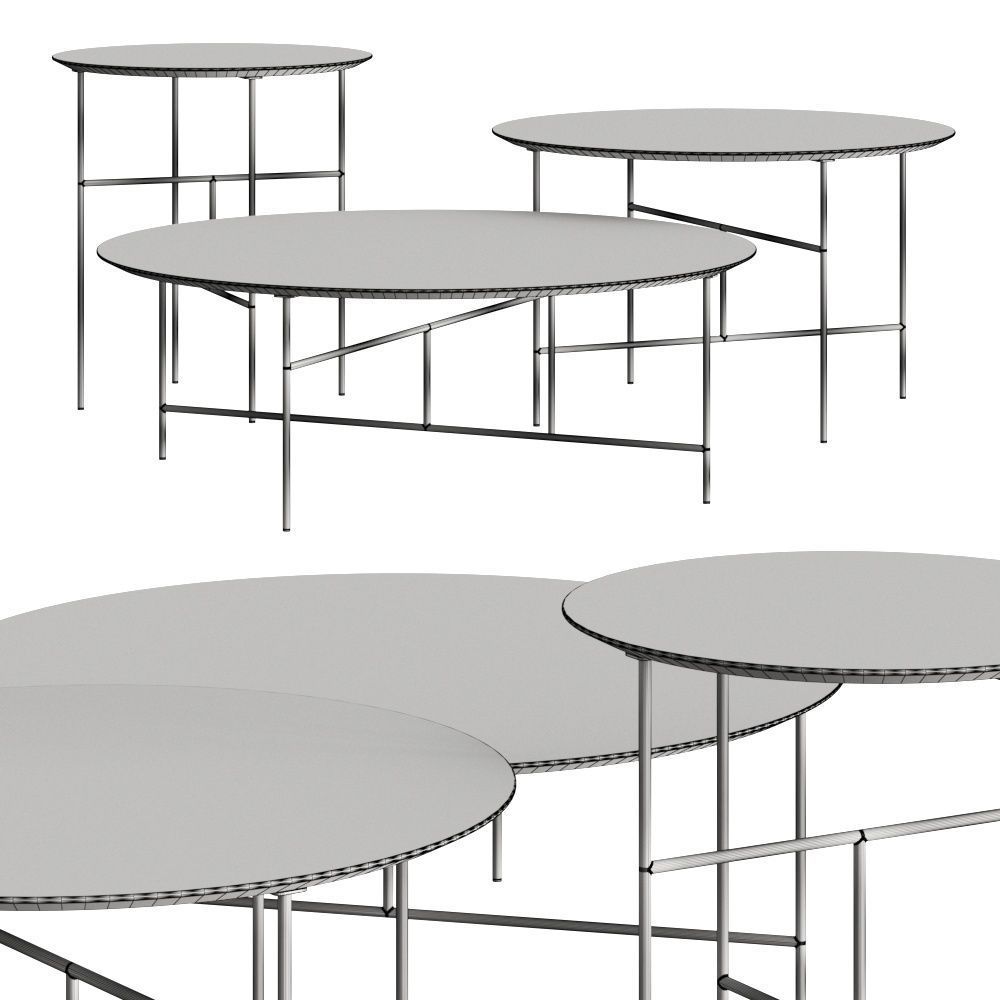 De Padova Sen Coffee Tables 3D model | CGTrader