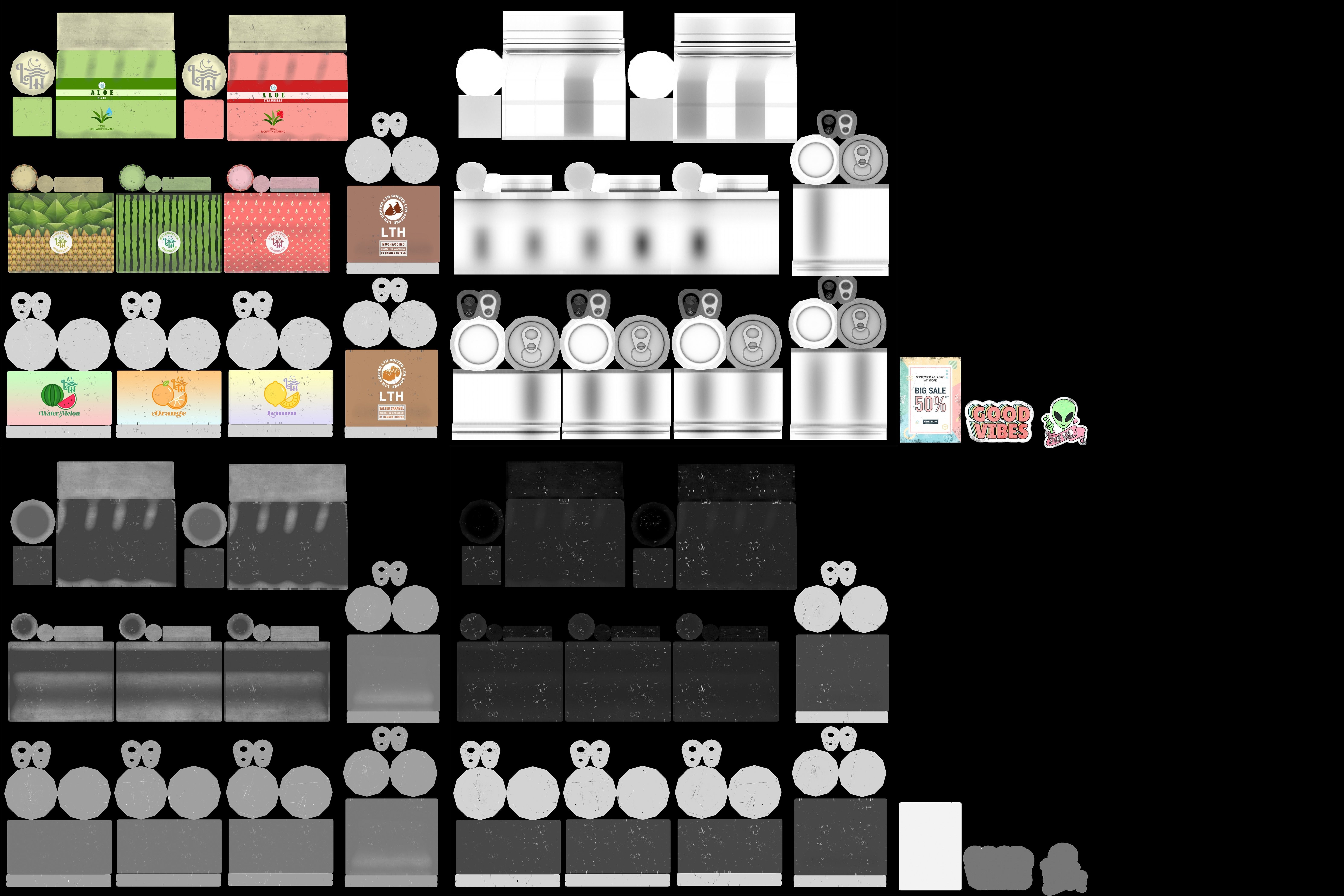 3D model Cute Stylized Vending Machine PBR Low Poly VR / AR / low-poly ...