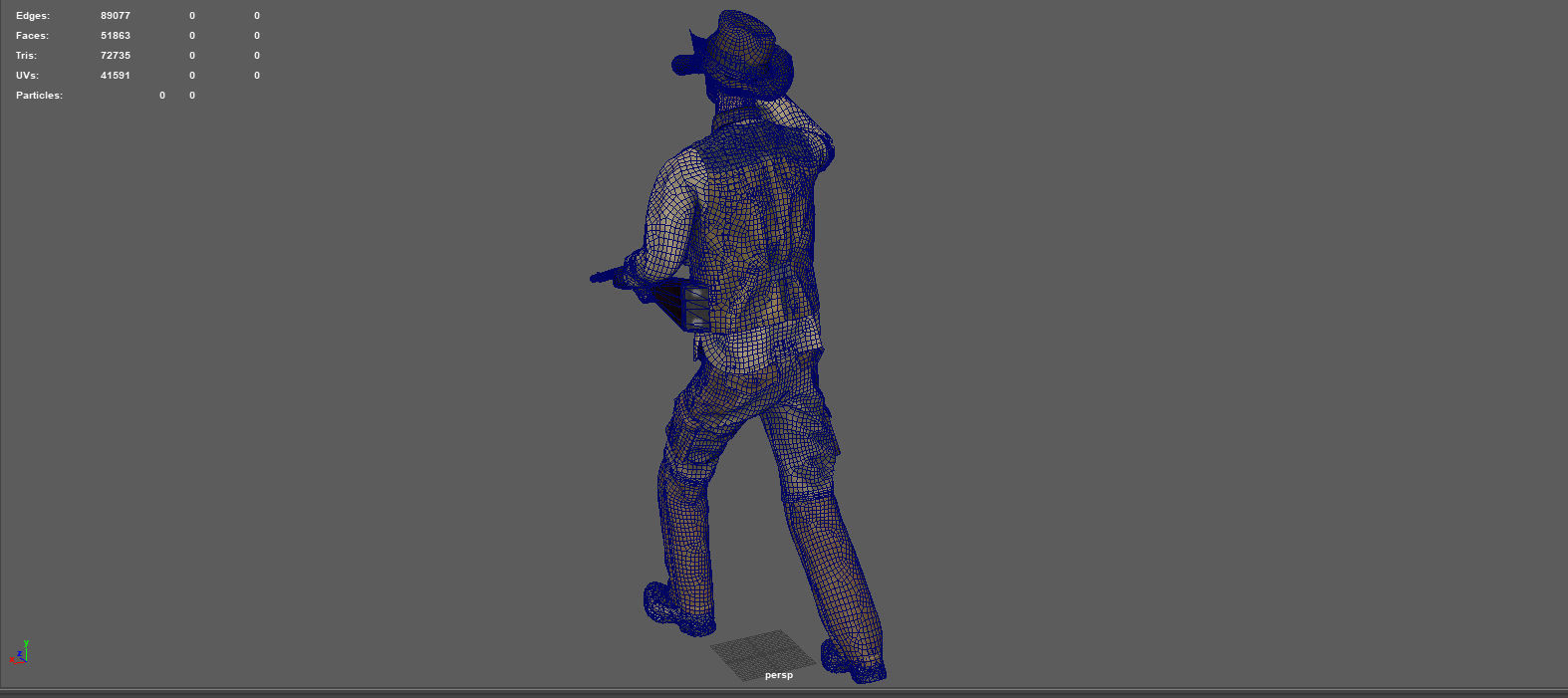 EXPLORER pose 3D model | CGTrader