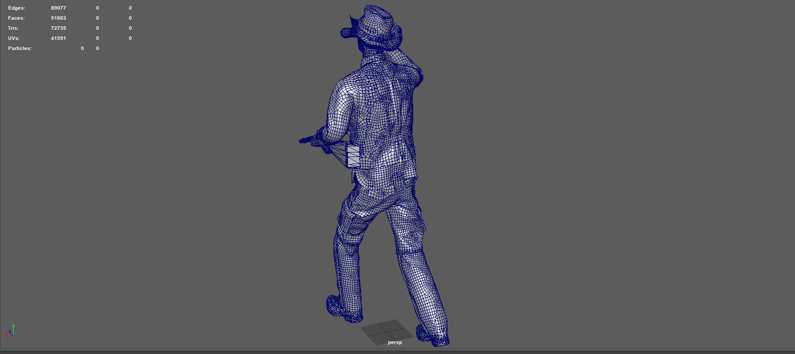 EXPLORER pose 3D model | CGTrader