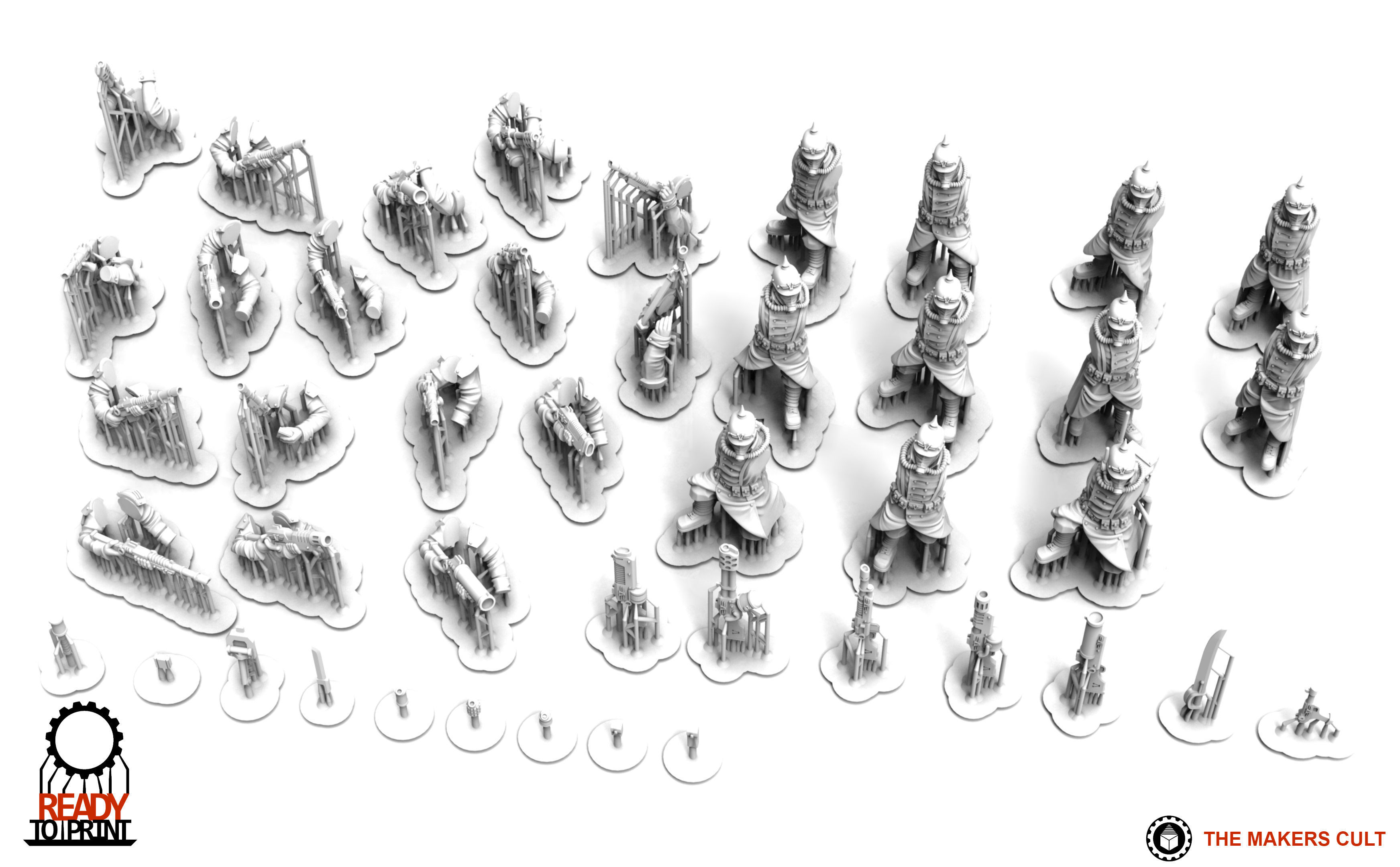 Valour Korps - Infantry Builder 3D model 3D printable | CGTrader