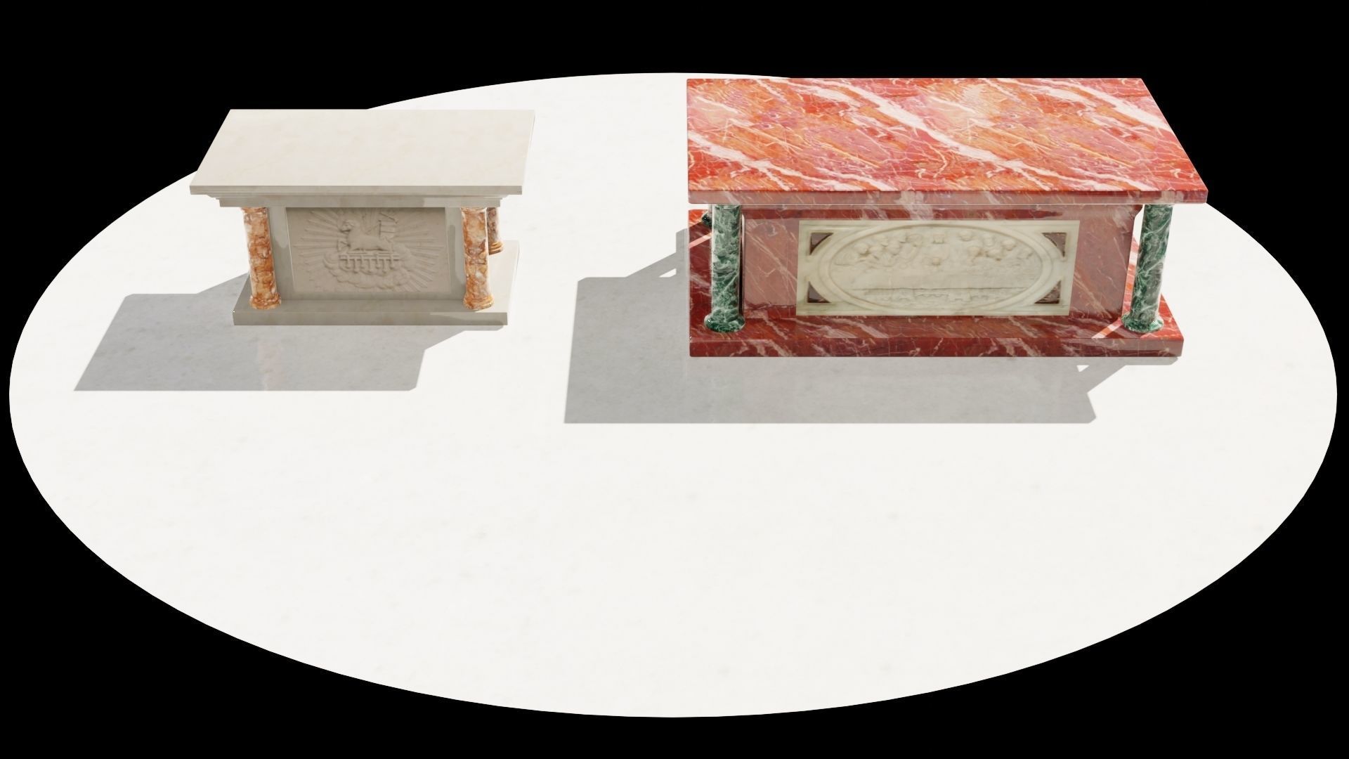3D Model Collection Altar 3D realistic models VR / AR / low-poly | CGTrader
