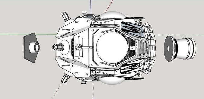 Probe Droid Dispatch Pod 223 3D model 3D printable | CGTrader