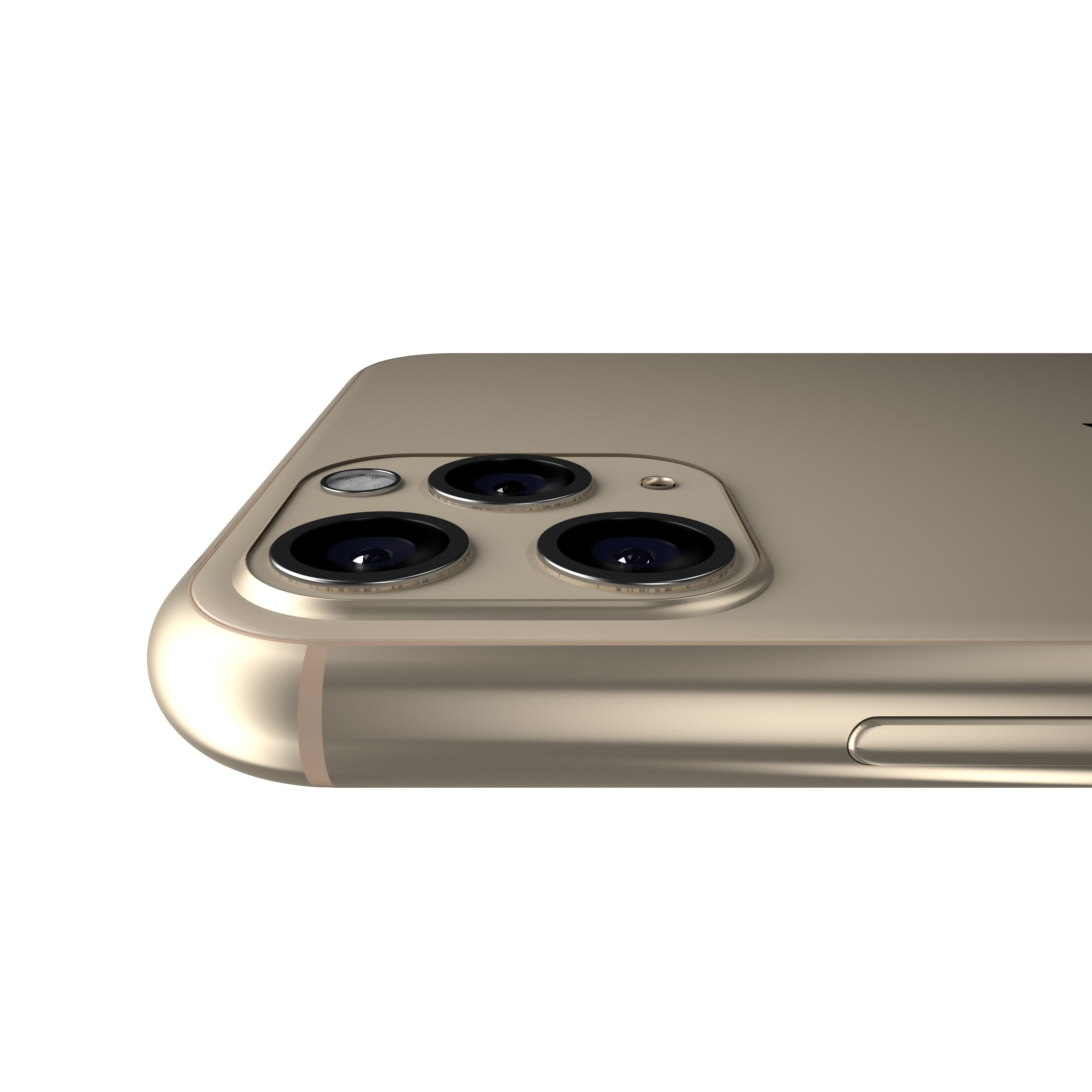 Apple iPhone 11 Pro Max Gold 3D model | CGTrader