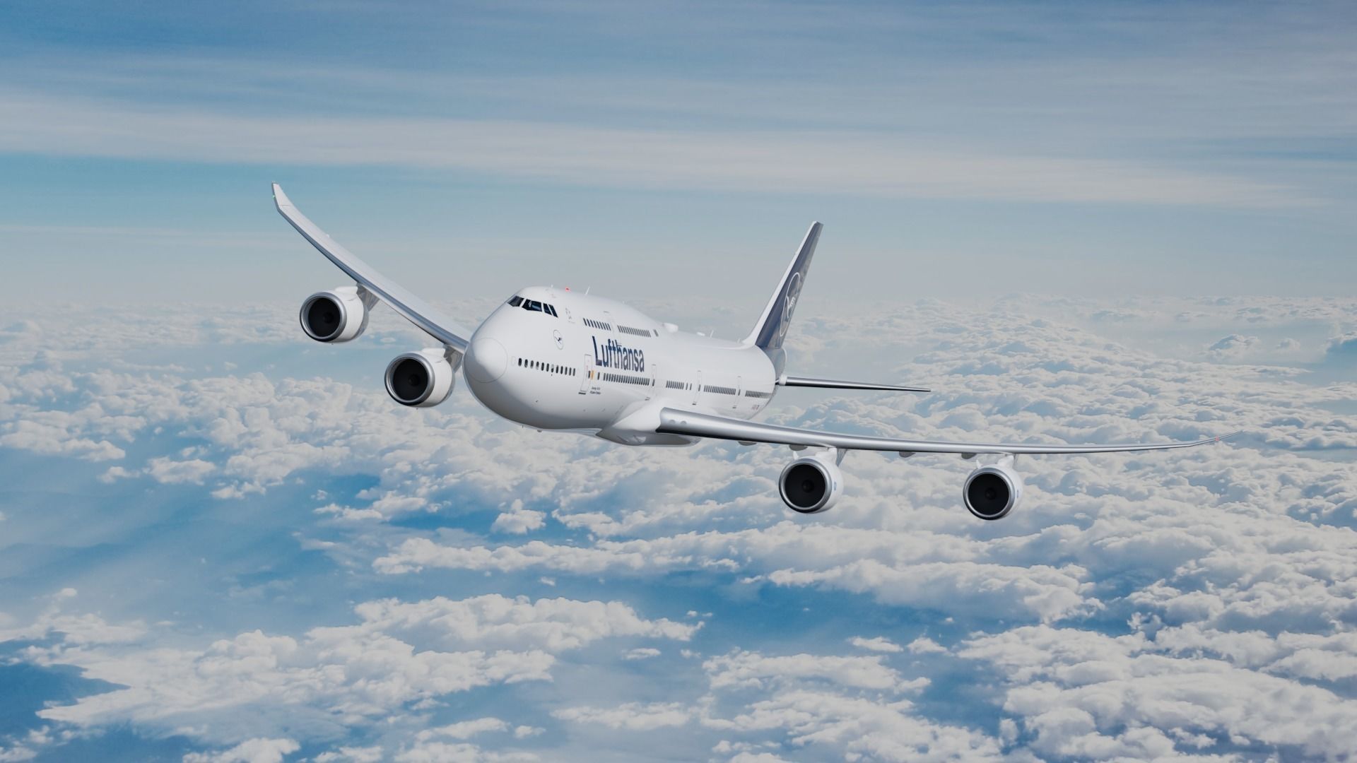 Boeing 747-8i 3D model | CGTrader