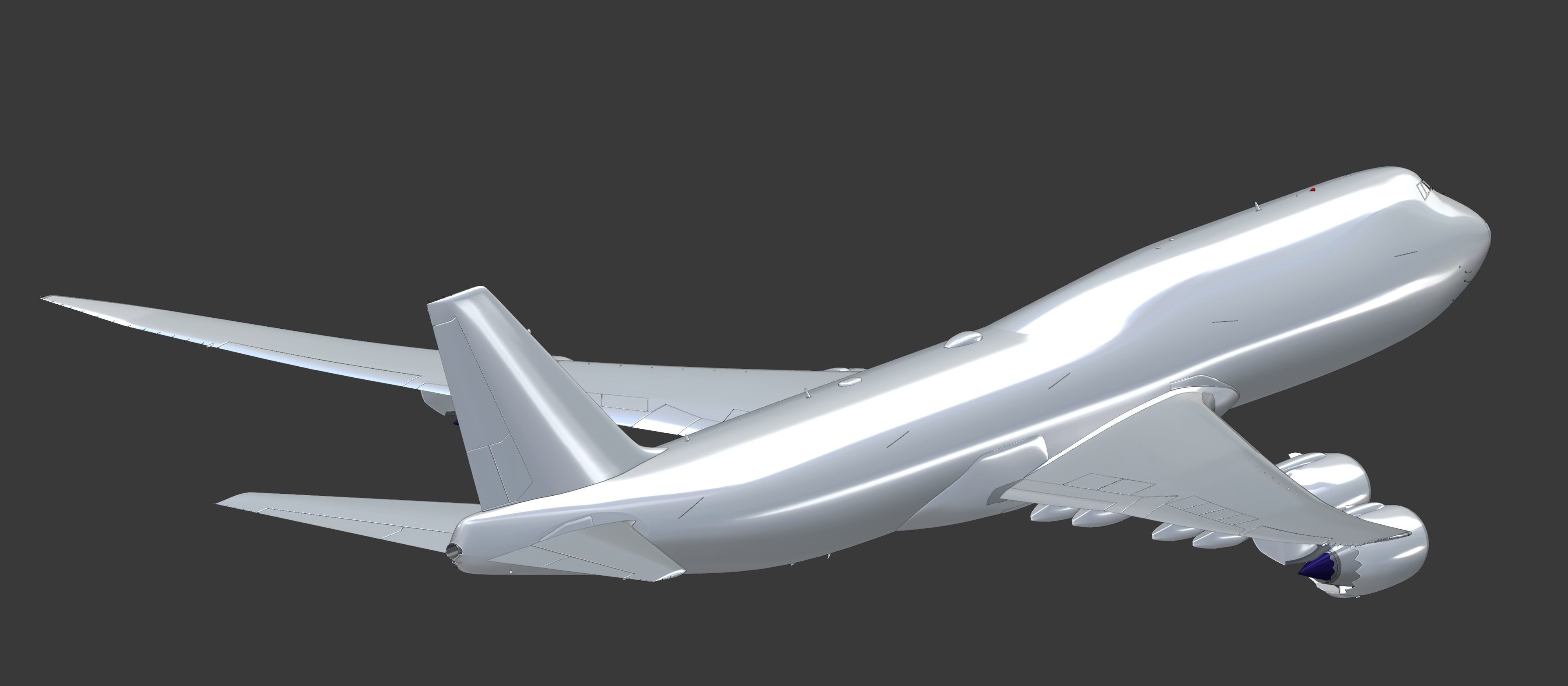 Boeing 747-8i 3D model | CGTrader