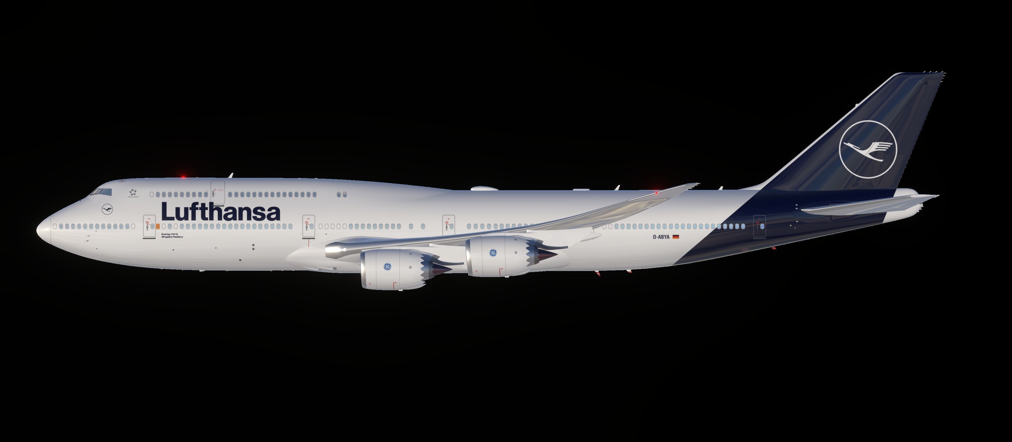 Boeing 747-8i 3D model | CGTrader