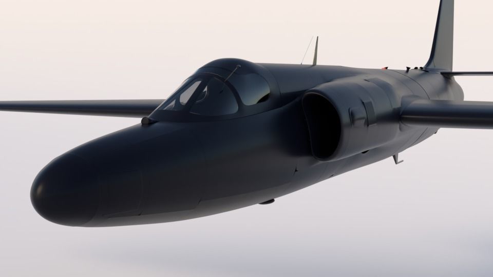 U2 Airplane 3D model | CGTrader