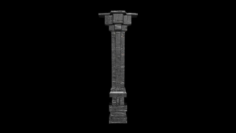 Realistic Temple pillar free VR / AR / low-poly 3D model | CGTrader