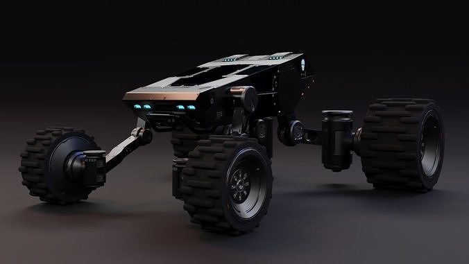 Rover Robot 3D model | CGTrader