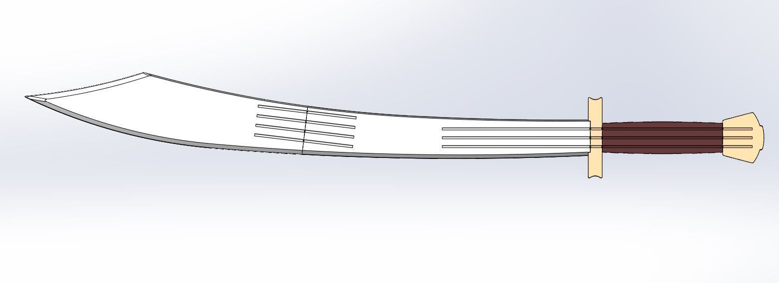 Zuko dual swords from Avatar TV series 3D model 3D printable | CGTrader