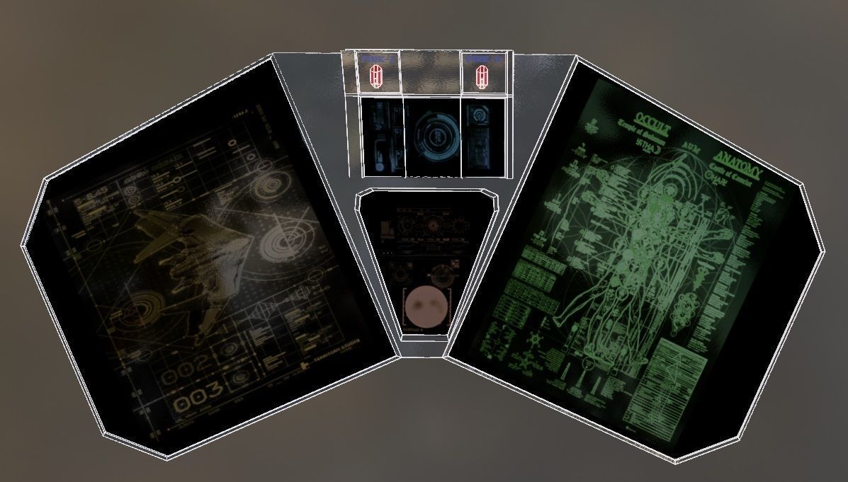 Sci-fi Screen free VR / AR / low-poly 3D model | CGTrader