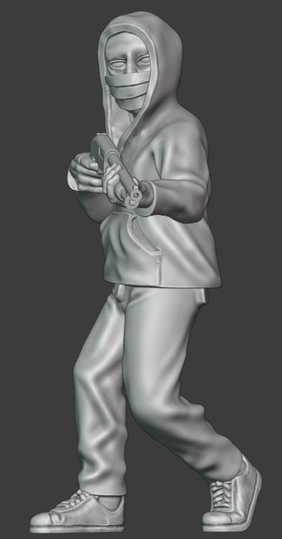 Robbers - 28mm wargaming miniatures 3D model 3D printable | CGTrader