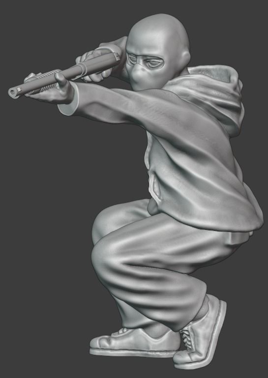 Robbers - 28mm wargaming miniatures 3D model 3D printable | CGTrader