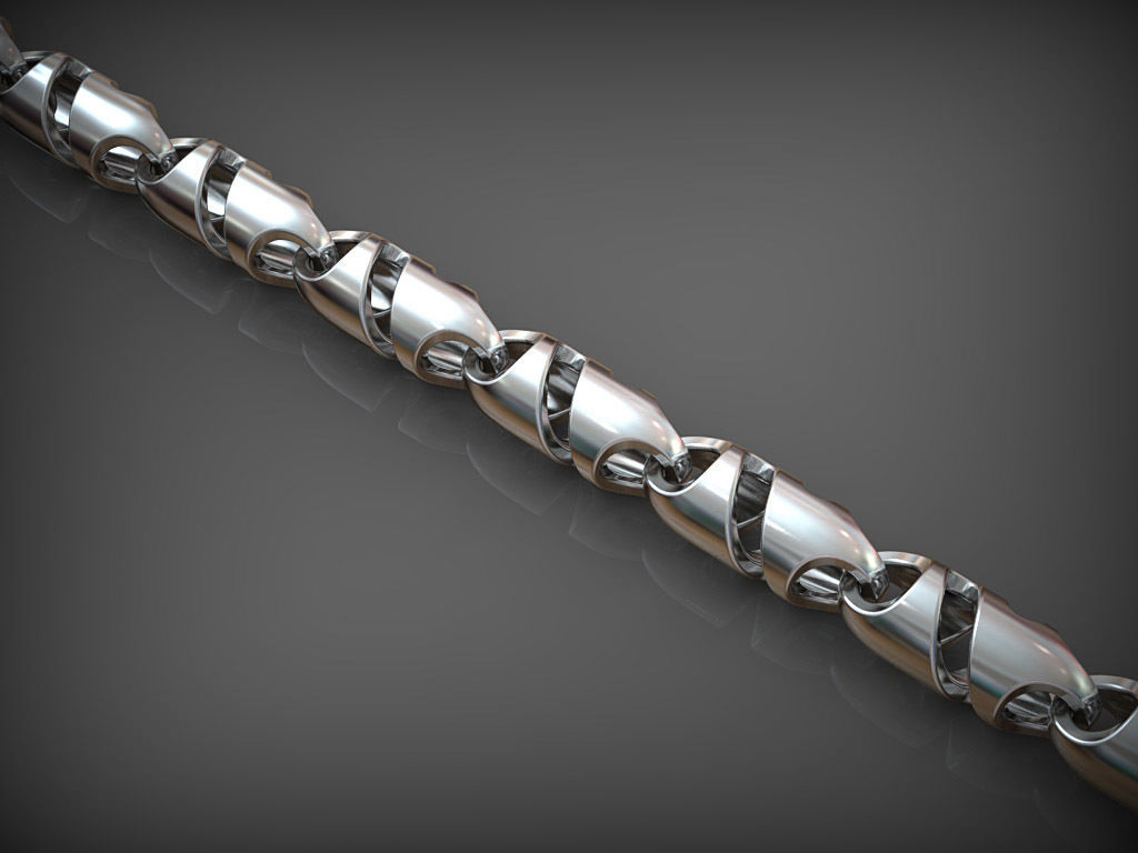Chain link 187 3D model 3D printable | CGTrader