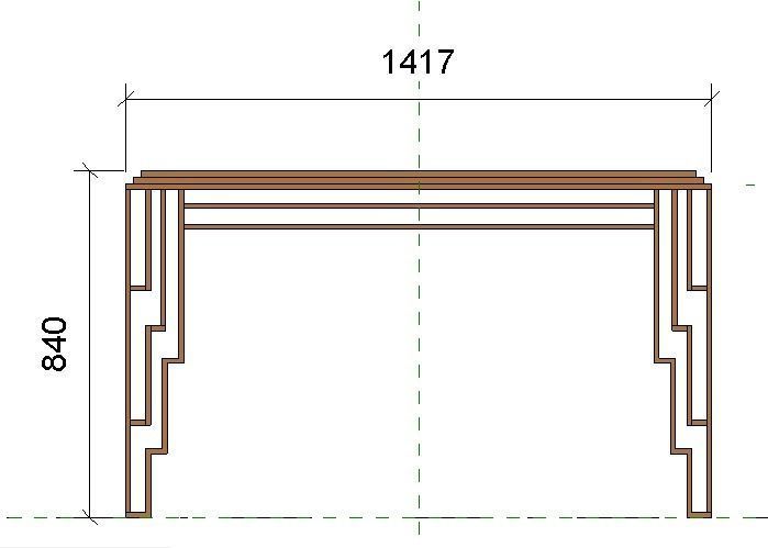 Console table -Revit 2020- free 3D model | CGTrader
