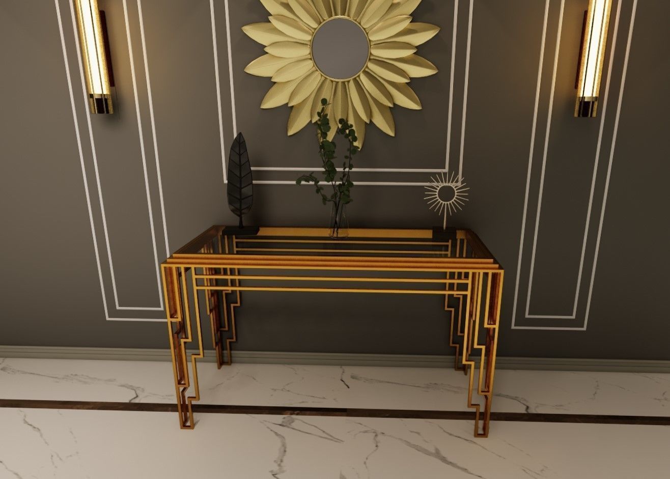 Console table -Revit 2020- free 3D model | CGTrader