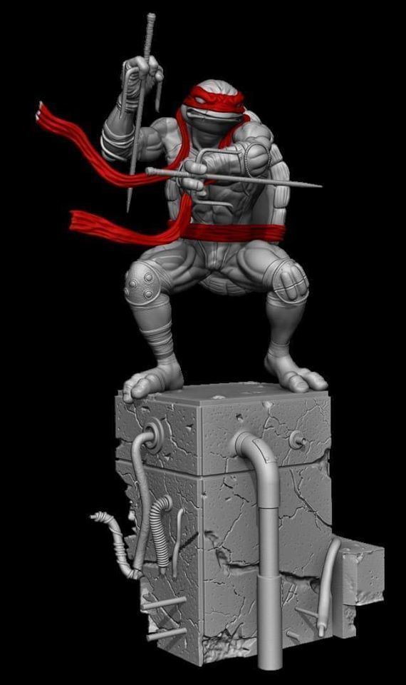 Fan Art - TMNT Diorama Set 3D model 3D printable | CGTrader