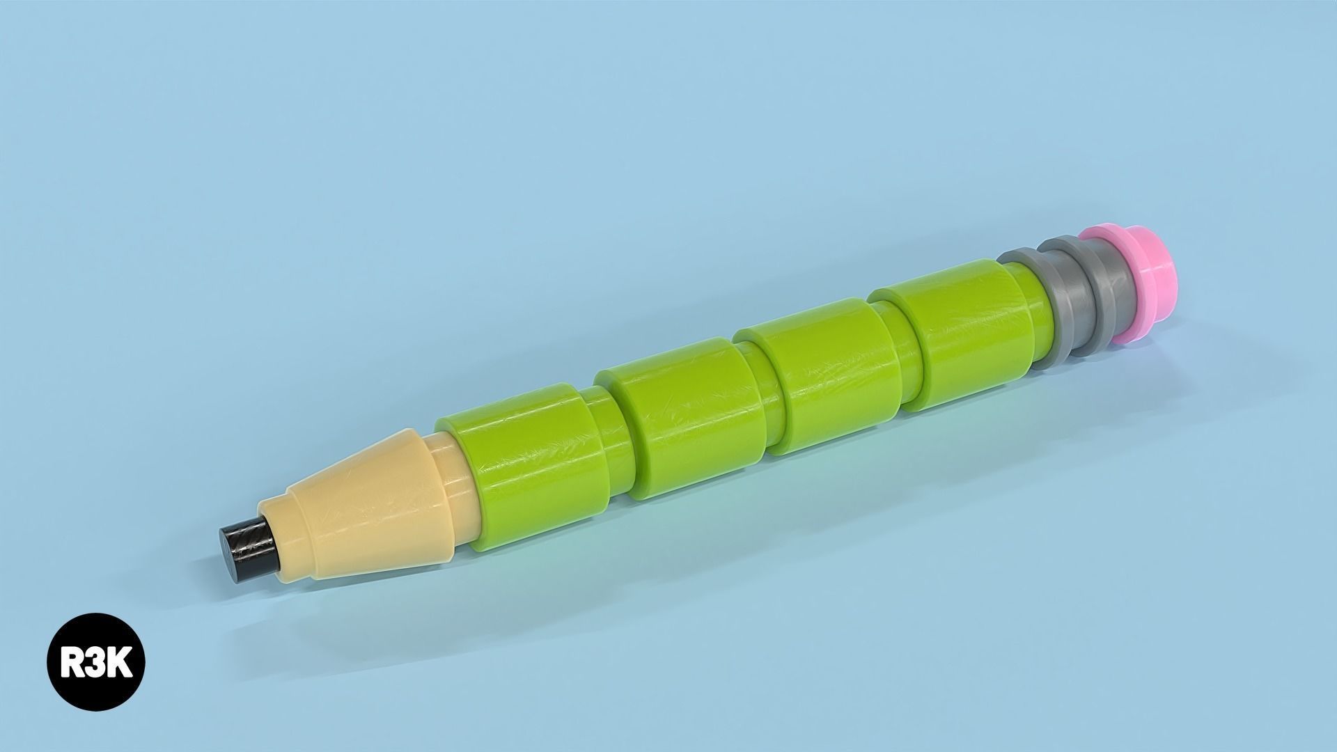 LEGO Brick Apple Pencil and Book Minibuild 3D model | CGTrader