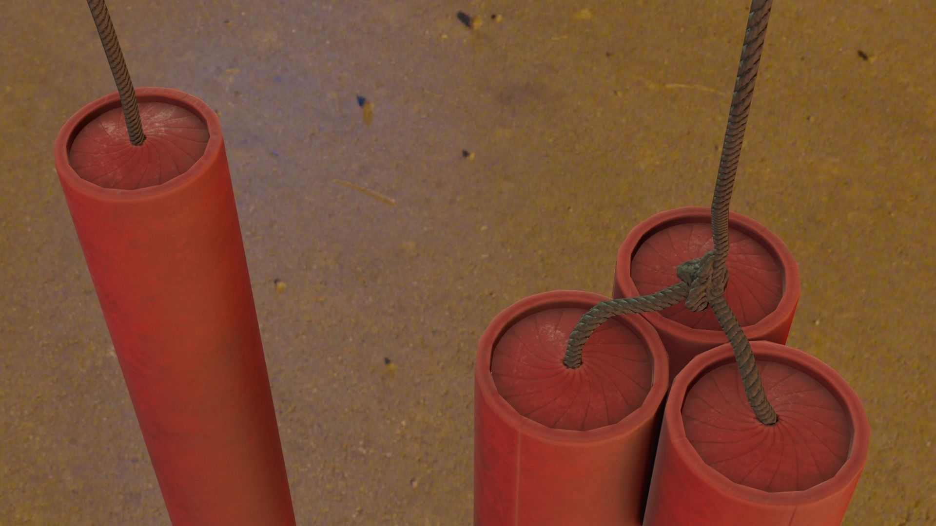 3D model Dynamite PBR Low Poly Asset Pack VR / AR / low-poly | CGTrader