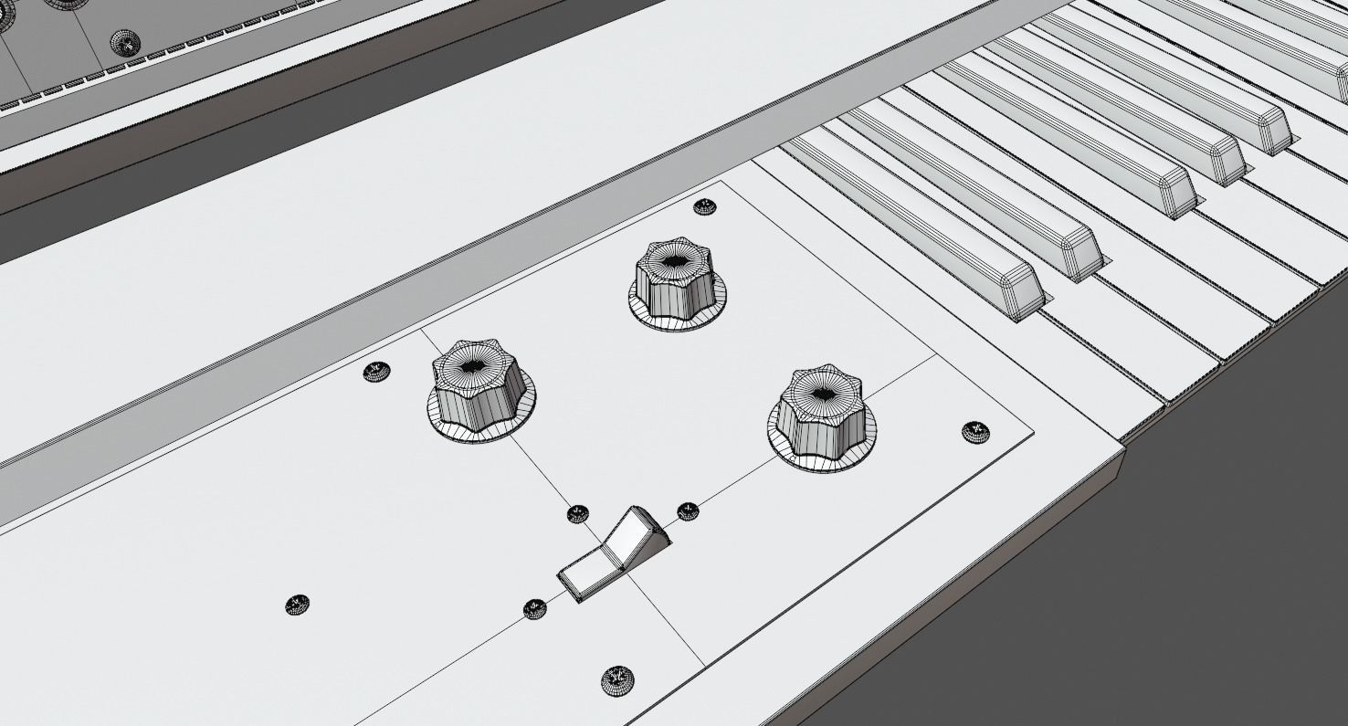 Synthesizer Moog Modular 55 3D model | CGTrader