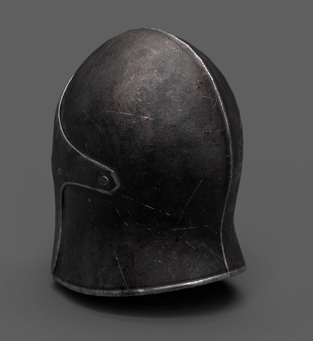 3D model Medieval Knight Helmet x 3 Textures VR / AR / low-poly | CGTrader