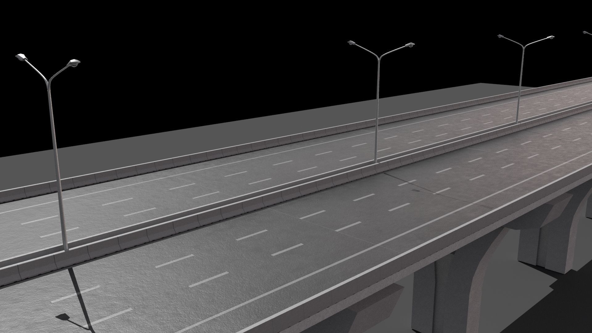 3D model Highway VR / AR / low-poly | CGTrader