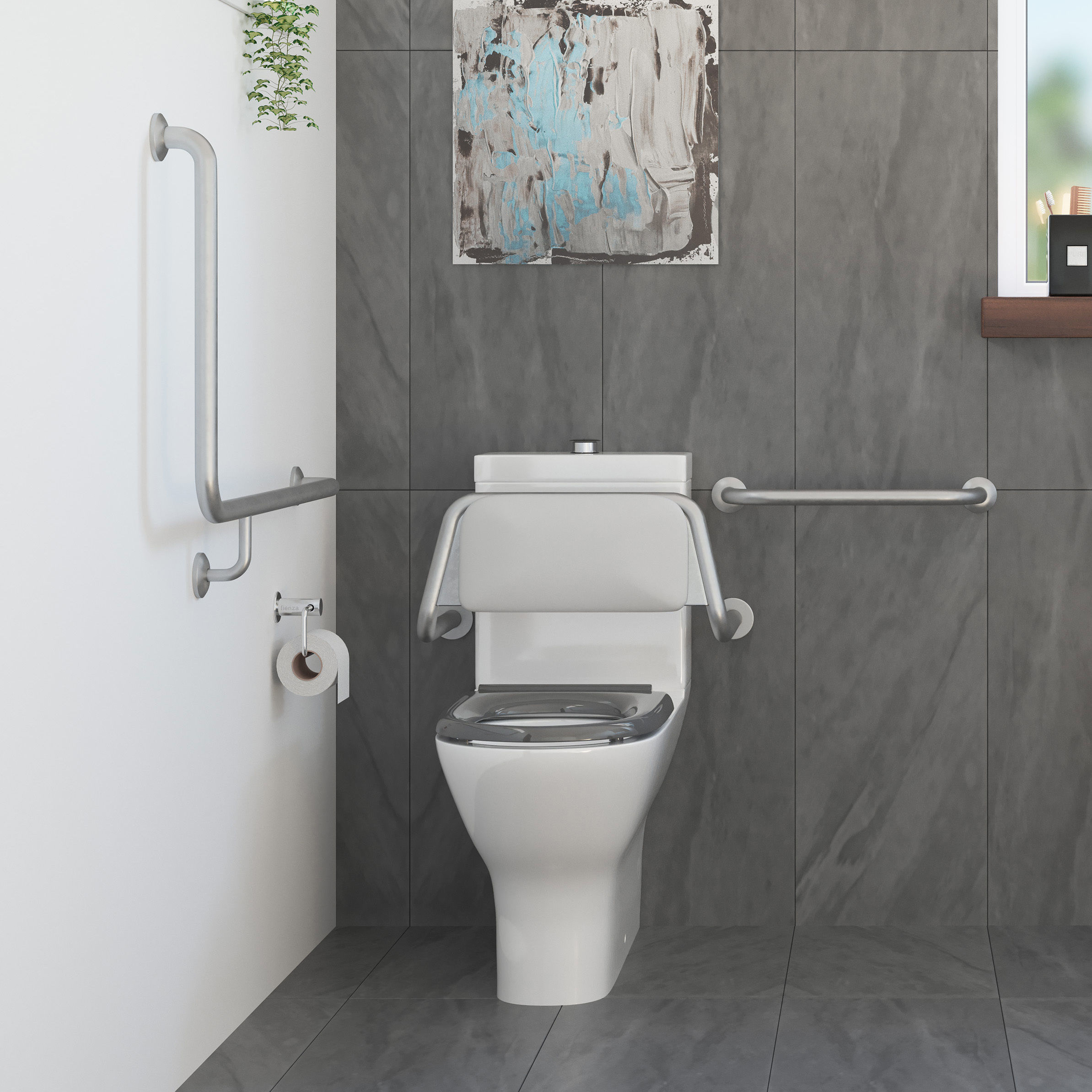 Wheelchair and Ambulant Toilet KIT 3D model | CGTrader