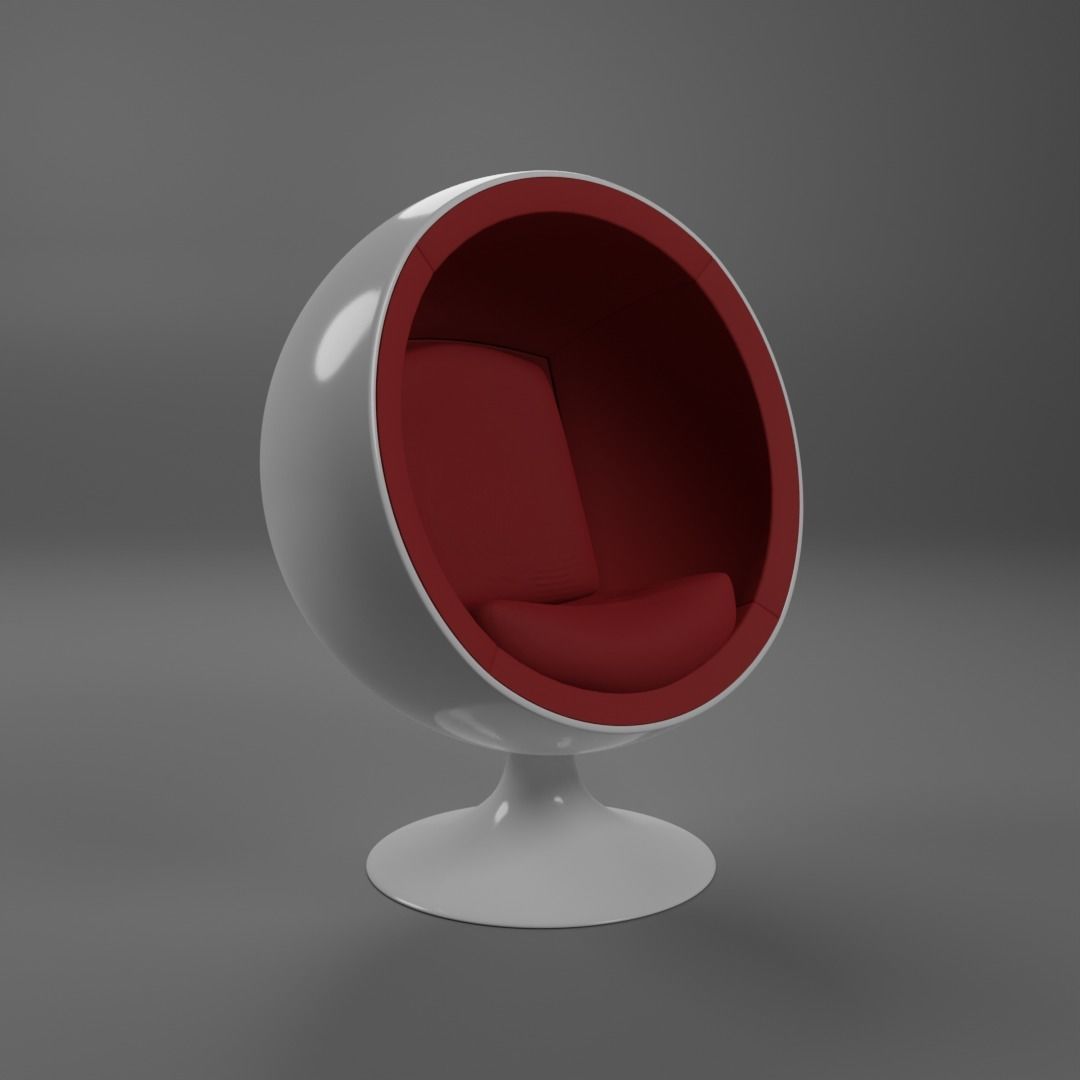 Modern Ball Chair free 3D model | CGTrader
