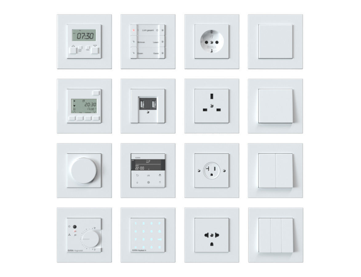 3D model Gira E2 flat installation VR / AR / low-poly | CGTrader