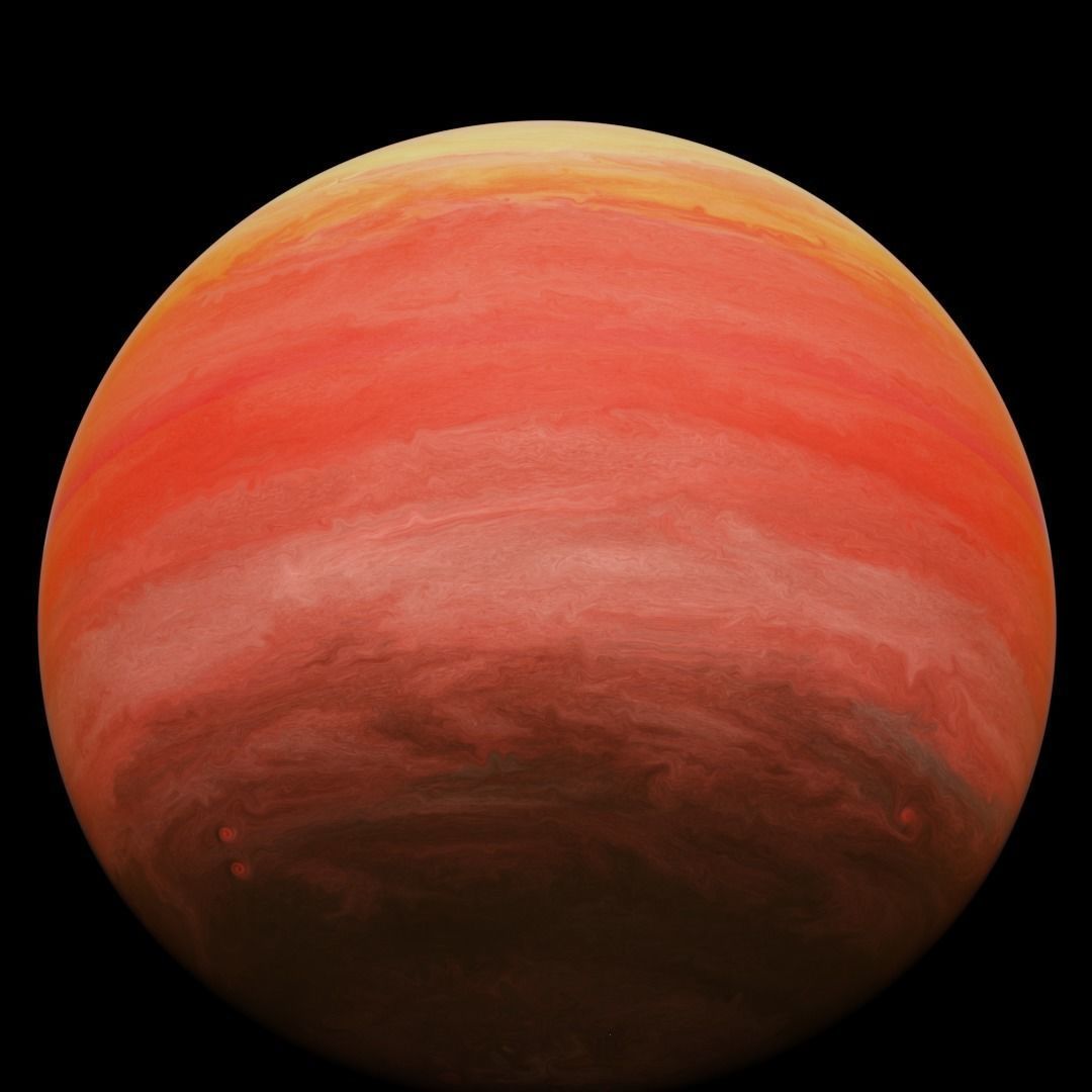 3D model Alien planet model 7 - 16k photorealistic - cold ice giant VR ...