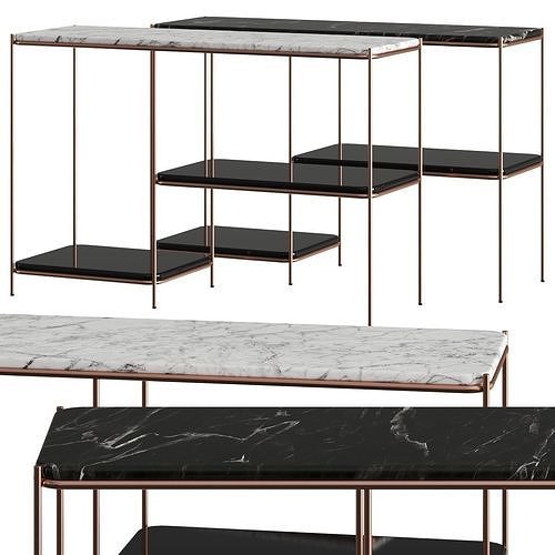 Praddy Stanley Console Table 3D model | CGTrader