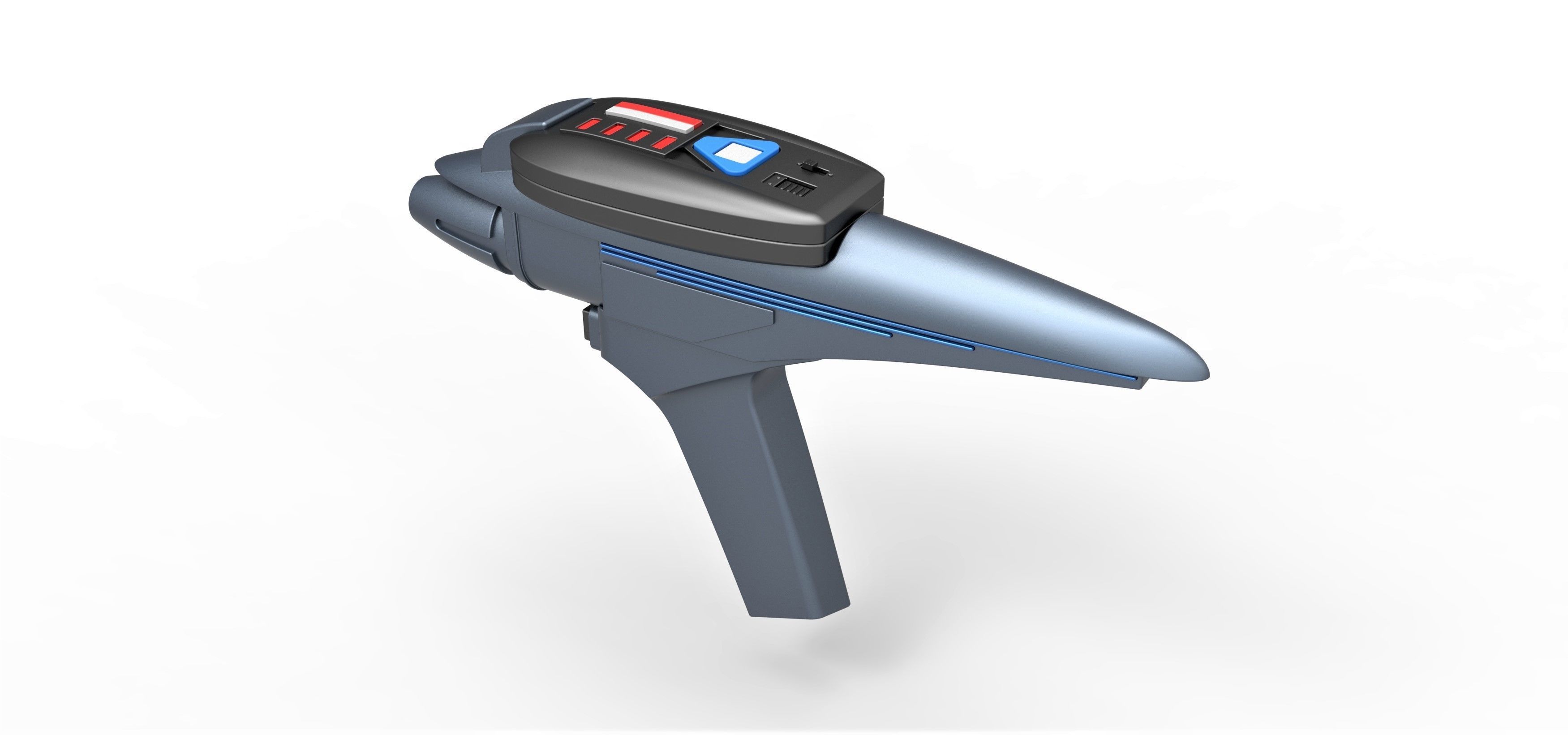 Phaser Type II from Star Trek III The Search for Spock 1984 3D model ...