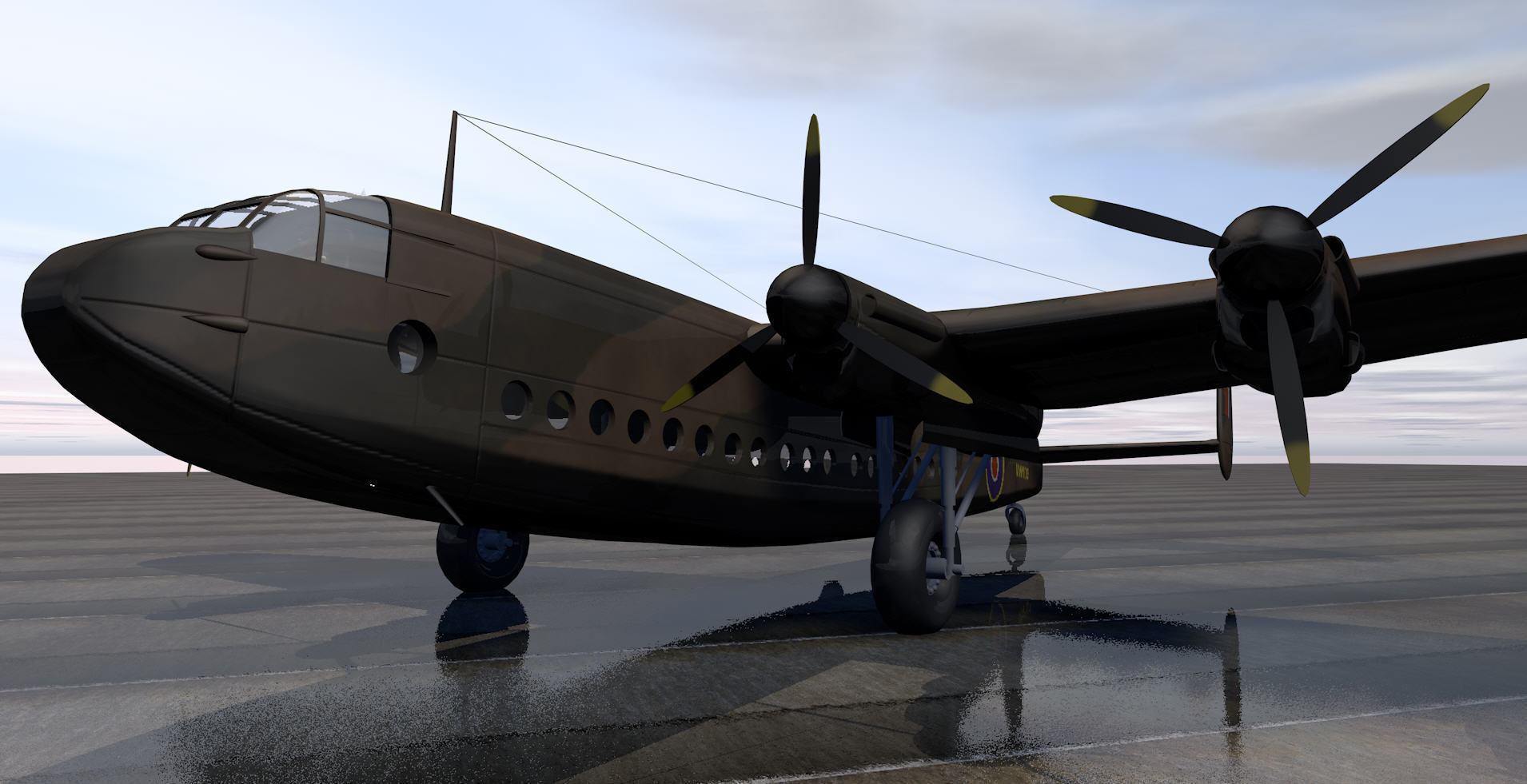 Avro York Mk-1 3D model | CGTrader