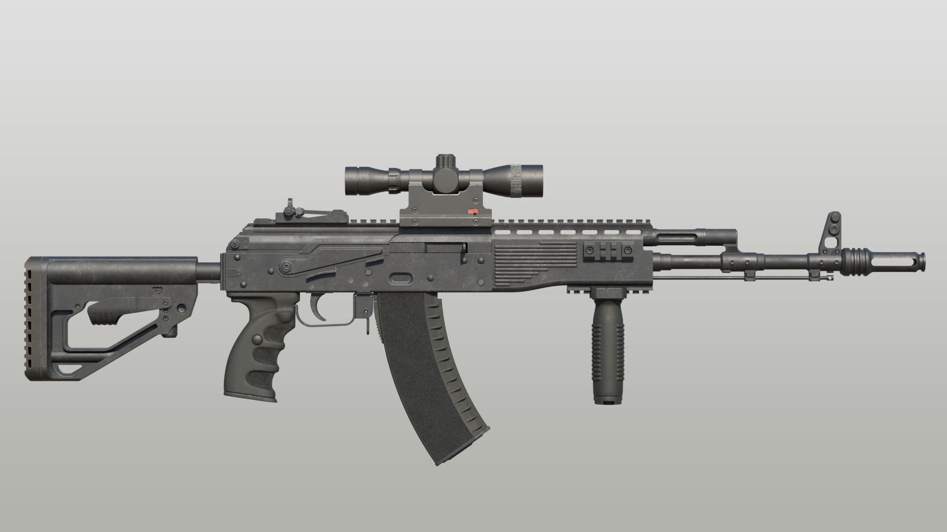 AK-12 ak - rifle 3D model rigged | CGTrader