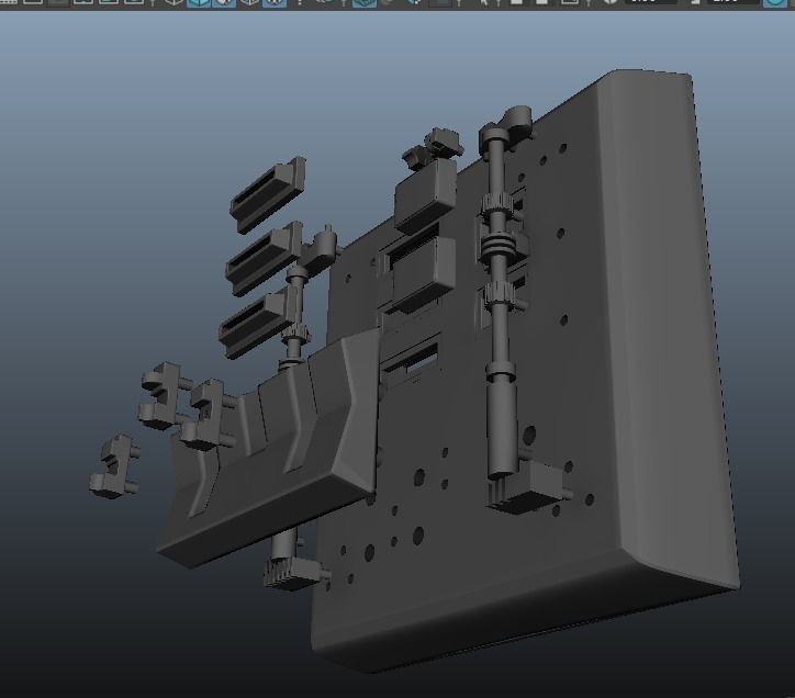 Darth Vader Chest box belt box Armor ESB STL file for 3d print 3D model ...