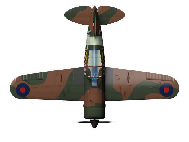 Brewster F2A Buffalo B339 3D model | CGTrader
