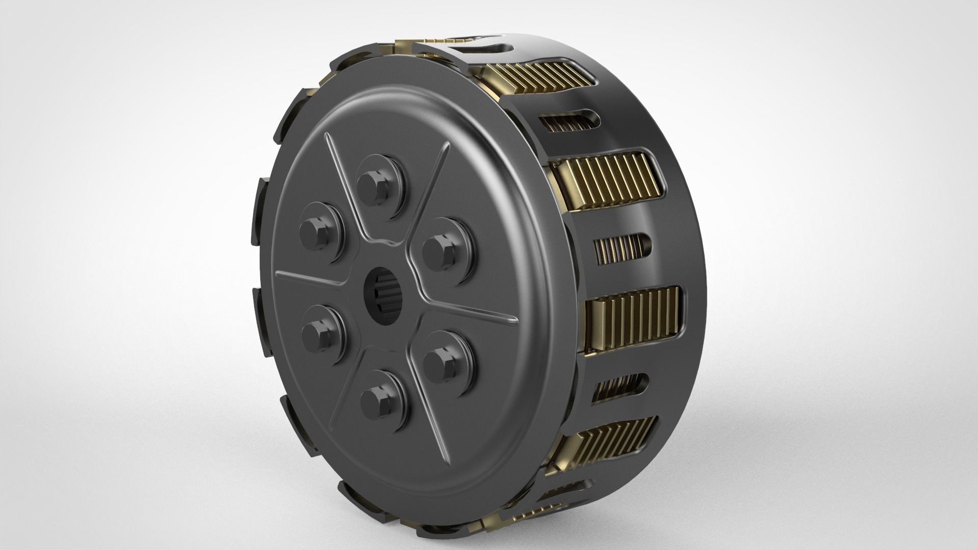 Motorcycle Clutch free 3D model | CGTrader