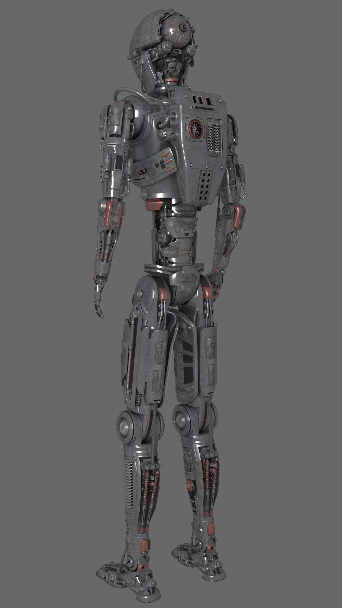 Protocol droid 3D model animated | CGTrader