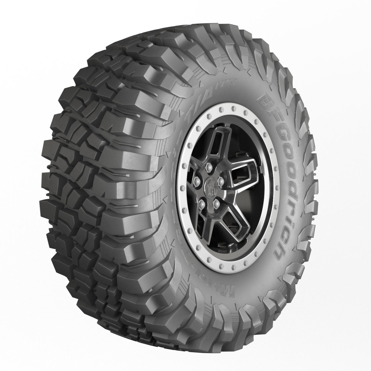 BFGoodrich wheels 3D model | CGTrader
