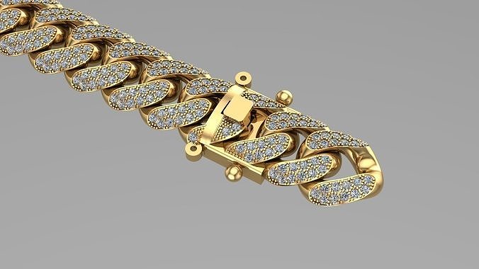 cuban chain fashion NY STL 3D model | CGTrader