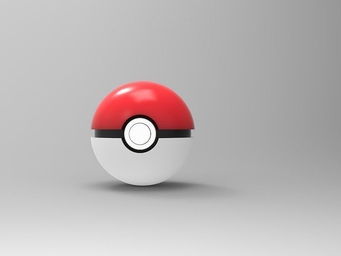 Pokemon ball 3D model | CGTrader