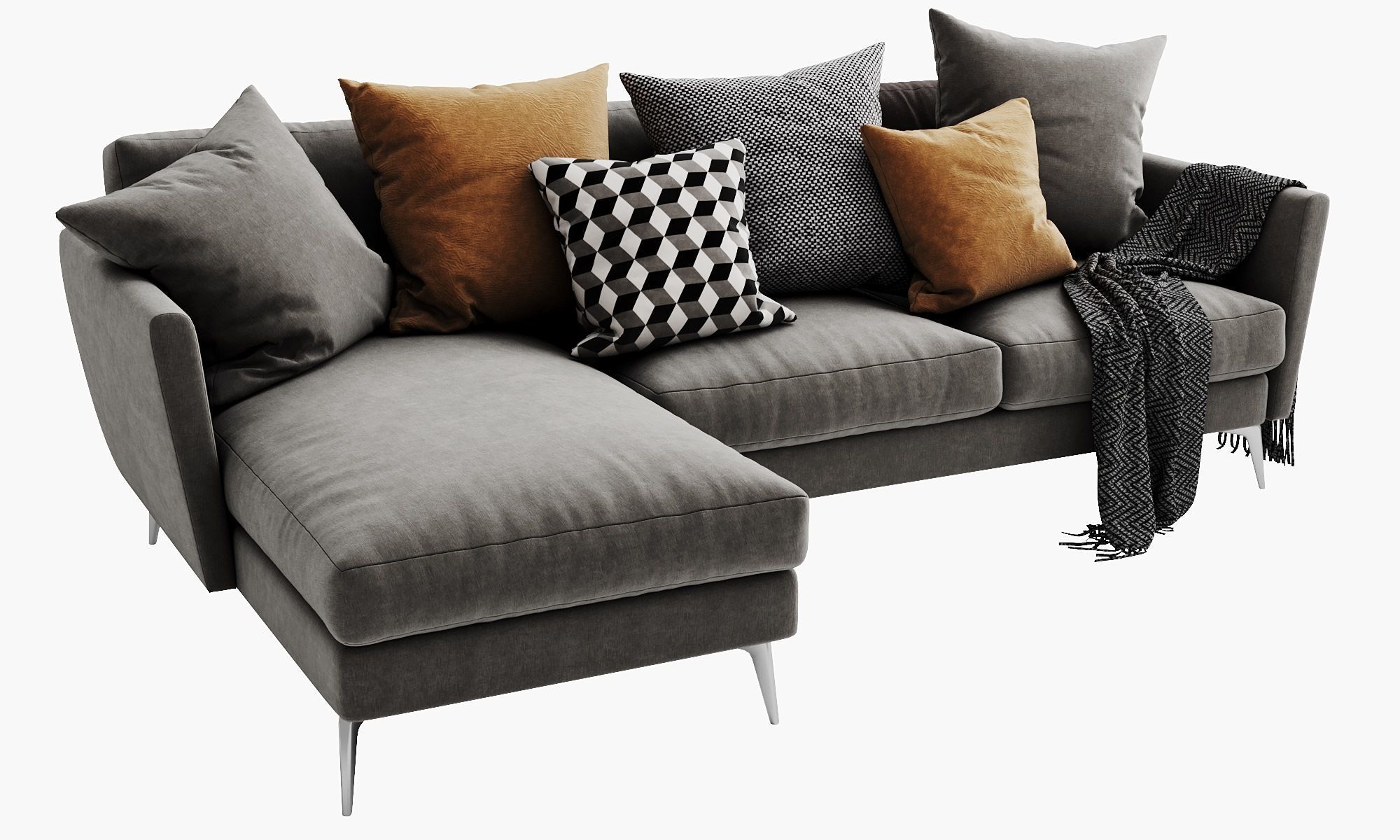 Boconcept OSaka 5 Chaise Lounge 3D model | CGTrader