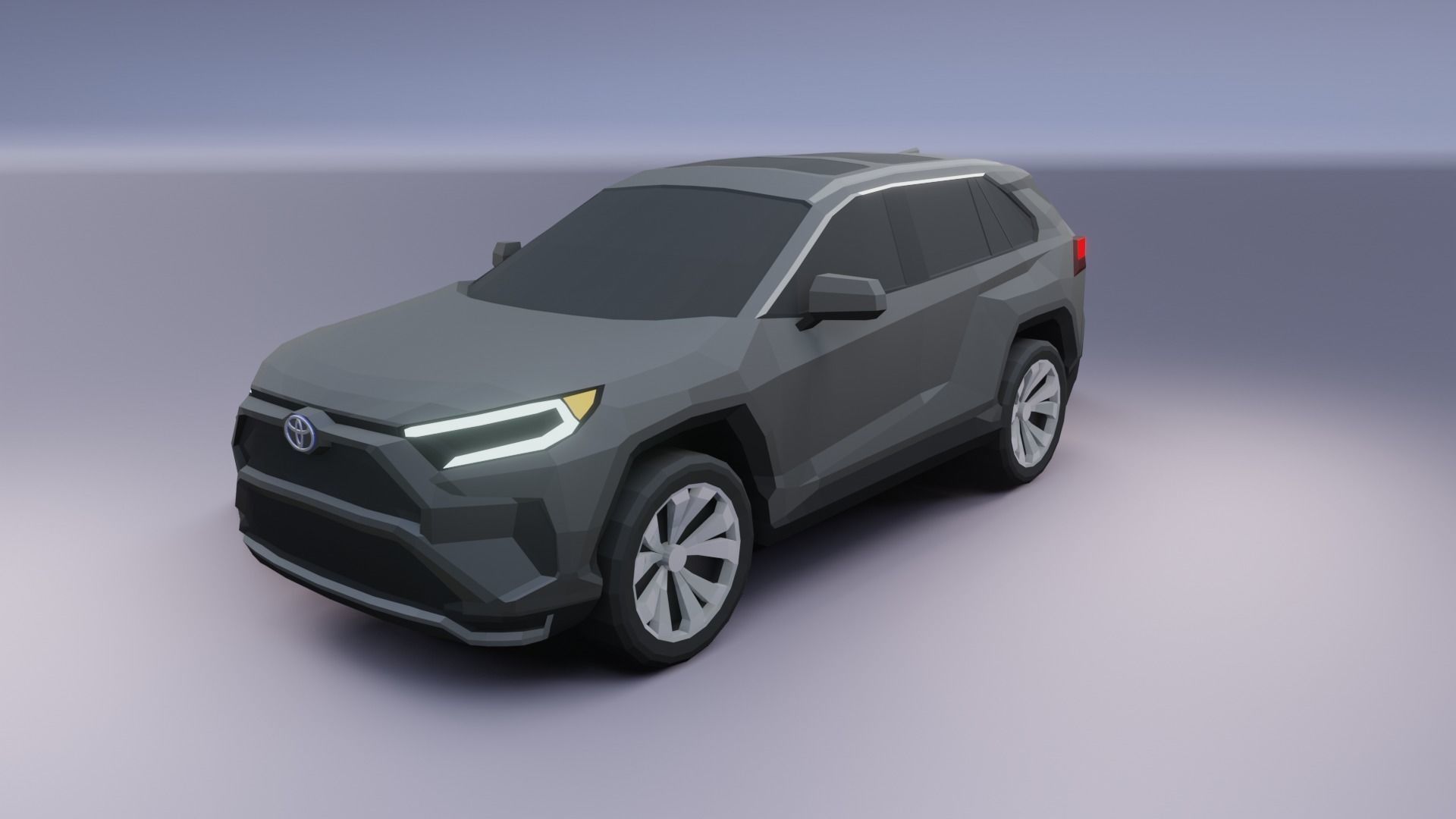 3D model Toyota RAV 4 2021 low poly 3D model VR / AR / low-poly | CGTrader
