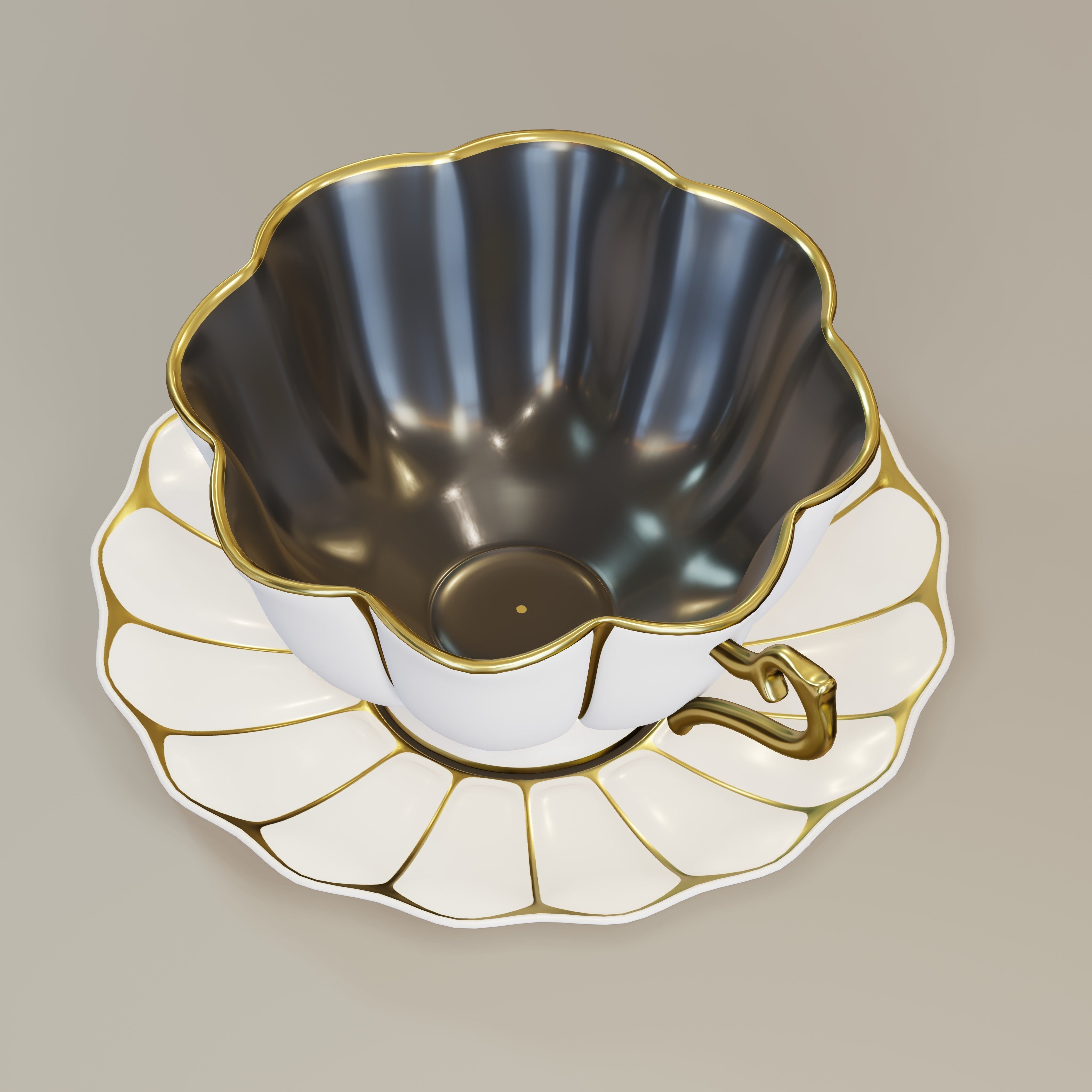 Vintage Royal Cup 3D model | CGTrader